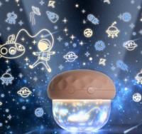 China Mushroom Bedroom LED Night Light , CE ROHS Sky Projection Night Light for sale