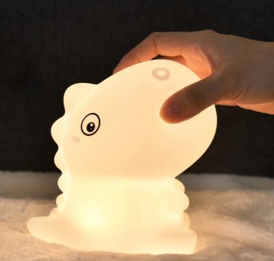 China Kids Dinosaur Baby Night Light 0.3W LED Pat Control Portable Lamp with AAA Battery for sale