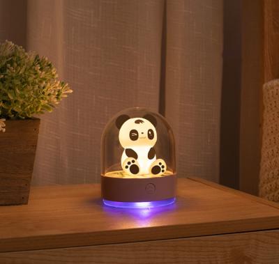 China 3.7V 1W Bedroom LED Night Light Panda Design USB Rechargeable for sale