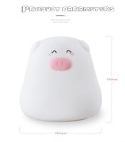 China ROHS Tabletop Night Light Lamp , AAA Battery Pig LED Light for sale