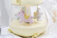 China Household USB Charging Carousel Night Light ABS PC silicone for sale
