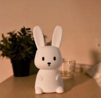 China Silicone Bunny Lop Bunny Lamp Cartoon LED Silicone Rabbit Night Light for sale
