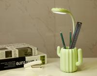 China 1200mAh Three Speed Dimming Rotating Modern LED Table Lamp with Pen Holder for sale