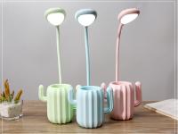 China 1200mAh Three Speed Dimming Rotating Modern LED Table Lamp with Pen Holder for sale