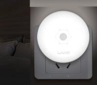 China Plug-in Human Body Induction Night Light 150g 70x48mm White Warm Light for sale