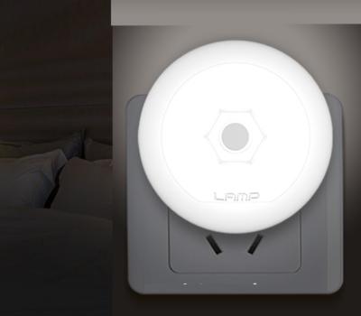 China Plug-in Human Body Induction Night Light 150g 70x48mm White Warm Light for sale