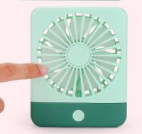 China Square Table 5V Mini Usb Desk Fan 9.5*12CM with 4 Speed Levels for sale