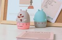 China Rotating ABS Cartoon Kitchen Timer 60 Minute Mechanical Timer 7x7x9cm Eco Friendly for sale