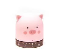 China Animal Countdown Kitchen Timer 60 Minutes Mechanical Cute Timer 7x7x8cm for sale