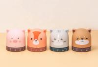 China Animal Countdown Kitchen Timer 60 Minutes Mechanical Cute Timer 7x7x8cm for sale