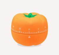 China Mechanical Kitchen Timer Countdown 60 Minute Cute Tomato Design 8x6cm Red Orange for sale