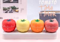 China Mechanical Kitchen Timer Countdown 60 Minute Cute Tomato Design 8x6cm Red Orange for sale