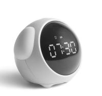 China Circular 2.5W Kids Alarm Clock with 1500mAh Touch Light and Sound Control for sale