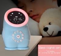 China DC 5V Led Night Light Clock , 210g Children'S Sleep Trainer Clock EMC approval for sale