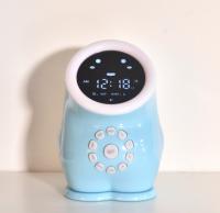 China DC 5V Led Night Light Clock , 210g Children'S Sleep Trainer Clock EMC approval for sale