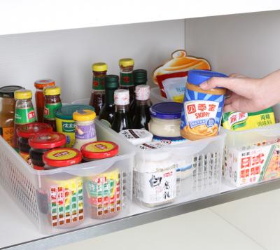 China 10kg Plastic Kitchen Fridge Storage Box Durable Refrigerator Organizer Basket for sale