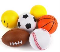 China Custom Logo PU Foam Stress Ball 6cm Anti Stress Toy for Hand Exercise for sale