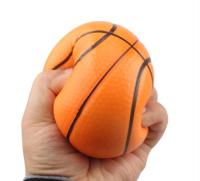 China Custom Logo PU Foam Stress Ball 6cm Anti Stress Toy for Hand Exercise for sale
