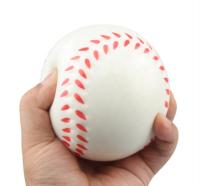 China Custom Logo PU Foam Stress Ball 6cm Anti Stress Toy for Hand Exercise for sale