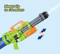 China ABS 1600ml Water Squirt Gun 480g 10m Range with Air Pressure Pump for sale