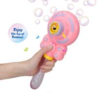 China Lollipop Shape Bubble Spray Toy 11x27cm Kids Birthday Gift for sale
