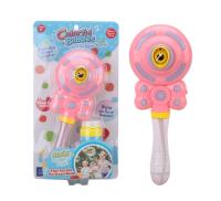 China Lollipop Shape Bubble Spray Toy 11x27cm Kids Birthday Gift for sale