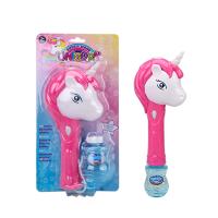 China Kingda 3 AA Batteries Unicorn Bubble Machine , ASTM bubble unicorn wand for sale