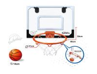 China Kingda Hanging Wall Mini Basketball Hoop 40x30x27cm Metal Frame with Inflatable Tube for sale