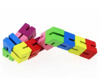 China Educational 5.4*4cm Geometric Wooden Blocks 60g CE certificate for sale
