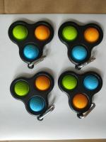 China OEM Triangle Push Pop Fidget Toy 8x7.6x1.5cm CE FCC ROHS Certified for sale