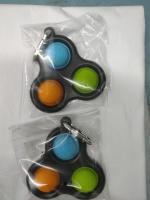 China OEM Triangle Push Pop Fidget Toy 8x7.6x1.5cm CE FCC ROHS Certified for sale