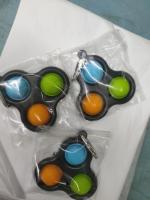 China OEM Triangle Push Pop Fidget Toy 8x7.6x1.5cm CE FCC ROHS Certified for sale