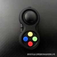 China 6 Sides Finger Fidget Toy 6.5cm ABS 10 Colors for Adults Stress Relief for sale