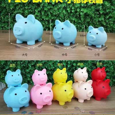 China 15x13x12cm Ceramic Piggy Bank 200g Coin Bank for Kids Money Saving Box for sale