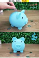 China 15x13x12cm Ceramic Piggy Bank 200g Coin Bank for Kids Money Saving Box for sale