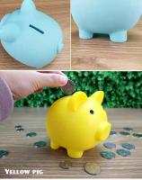 China 15x13x12cm Ceramic Piggy Bank 200g Coin Bank for Kids Money Saving Box for sale