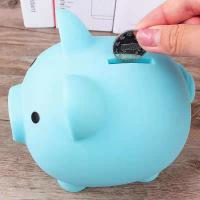 China 15x13x12cm Ceramic Piggy Bank 200g Coin Bank for Kids Money Saving Box for sale