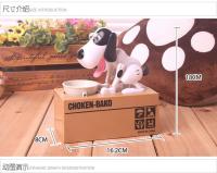 China Kingda Battery Operated Dog Coin Bank Money Box 380g ABS Material CE Certified for sale