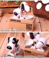 China Kingda Battery Operated Dog Coin Bank Money Box 380g ABS Material CE Certified for sale
