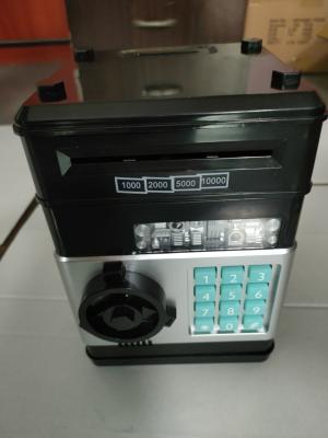 China ABS Password Piggy Bank 300g 15x15x20cm 2 Color Coin Saving Box for Kids for sale