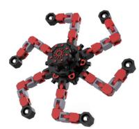 China Children's Ergonomic Fingertip Spinner ABS Fidget Toy 13x10x3cm Decompression Gyro for sale