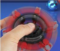 China DIY ABS Finger Spinning Fidget Toy 13x10x3cm Ergonomic Decompression Hand Spinner for sale