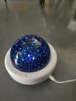 China BPA Free Silicone LED Sleep Light Projector with Nature Sounds Battery Powered 3 AAA for sale