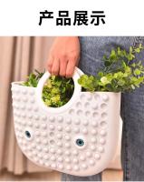 China EN71 Silicone Pop It Fidget Toy Bag 20x32in for Women Stress Relief Handbag for sale