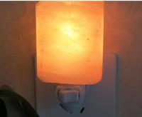 China OEM Carved Himalayan Salt Lamp With Solid Wooden Base for sale