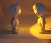 China CE Astronaut Robot Sunset Projector Night Light for Kids 100x315mm ABS for sale