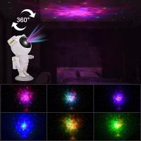 China 360 Degree Rotation Astronaut Design LED Projector Night Light for sale