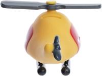 China ABS Helicopter Coin Piggy Bank 28x20x20cm Red Color for Kids Saving for sale