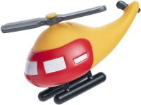 China ABS Helicopter Coin Piggy Bank 28x20x20cm Red Color for Kids Saving for sale