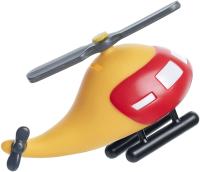 China ABS Helicopter Coin Piggy Bank 28x20x20cm Red Color for Kids Saving for sale